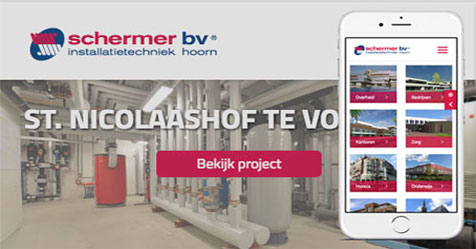 Een nieuwe website voor Schermer Installatietechniek B.V.